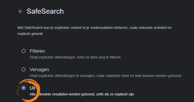 Wat is SafeSearch en hoe zet je het uit? - VPN Nederland