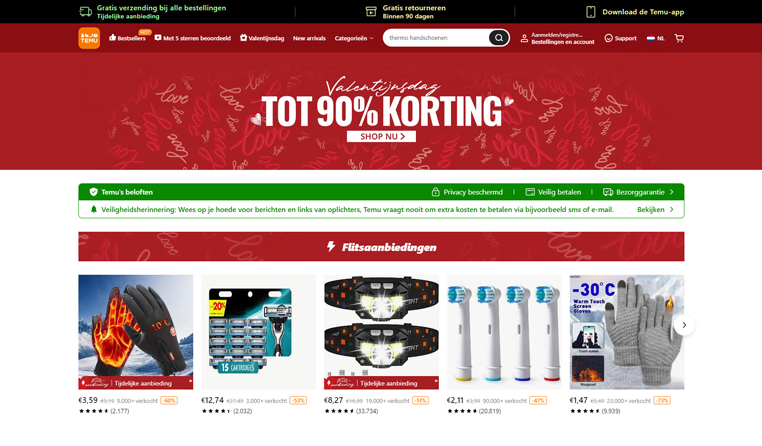 Koop niet op Temu voordat je dit leest! - VPN Nederland