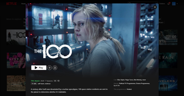 The 100 scifi-serie staat weer op Netflix - VPN Nederland