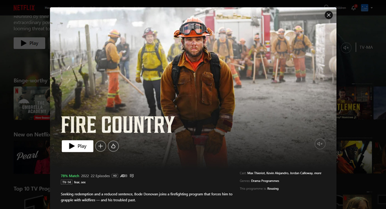 Wist je dat Fire Country op Netflix staat? - VPN Nederland