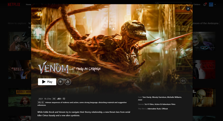 Kijk Venom: Let There Be Carnage op Netflix - VPN Nederland