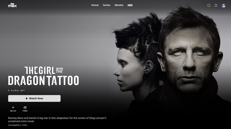 Kijk The Girl with the Dragon Tattoo op Netflix of HBO Max