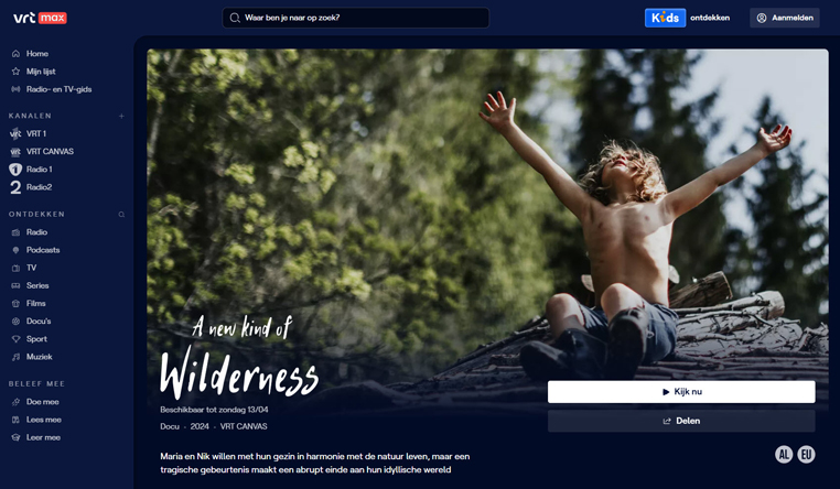 Zo bekijk je A New Kind of Wilderness (nog gratis ook!)