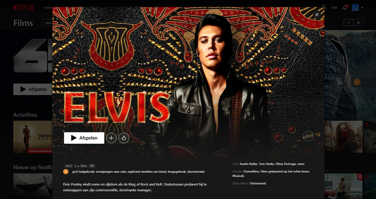 Je kunt Elvis op Netflix kijken als je dit doet