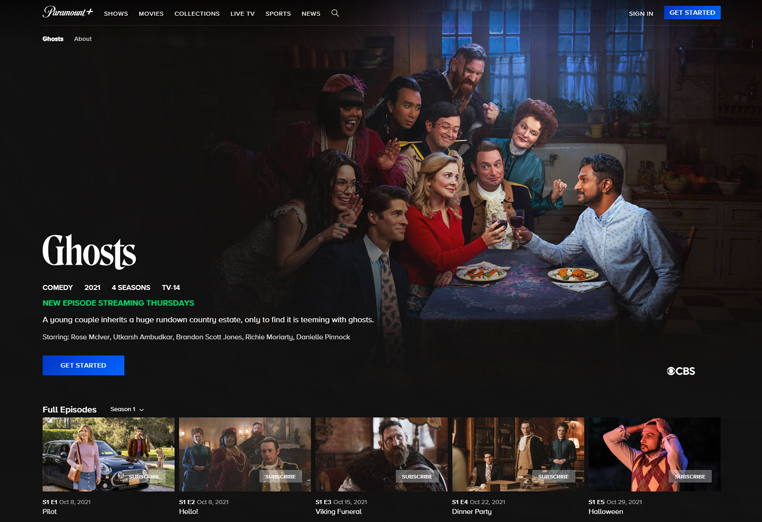 Ghosts-serie: zo kijk je elk seizoen